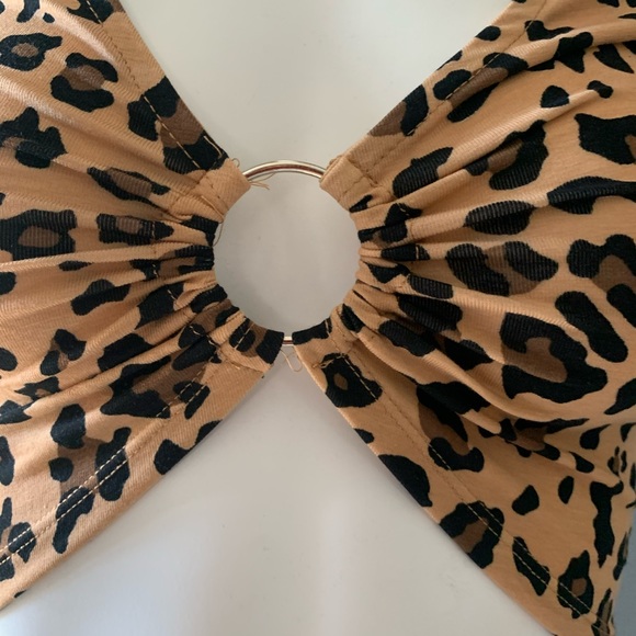 Tops | Cheetah Print Crop Top | Poshmark